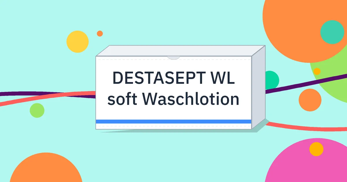 Symbolbild: Packung mit der Aufschrift DESTASEPT WL soft Waschlotion (PZN 10088651) – Verfügbarkeit und Bezug in Apotheken in Frankfurt am Main