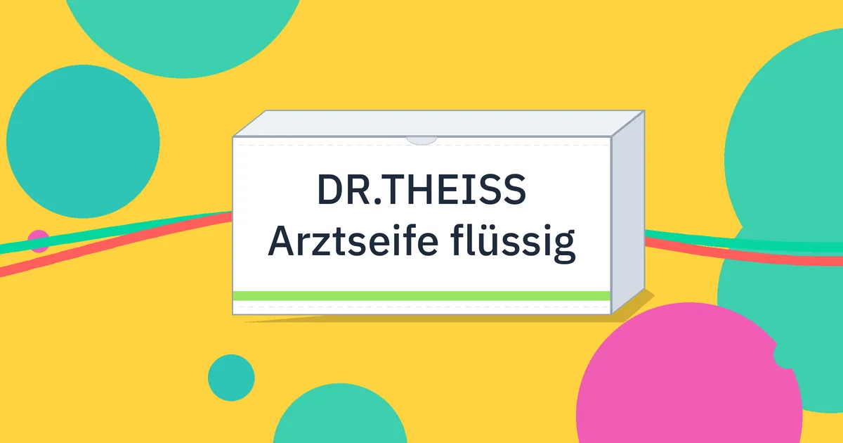 Symbolbild: Packung mit der Aufschrift DR.THEISS Arztseife flüssig (PZN 16706601) – Verfügbarkeit und Bezug in Apotheken in Frankfurt am Main