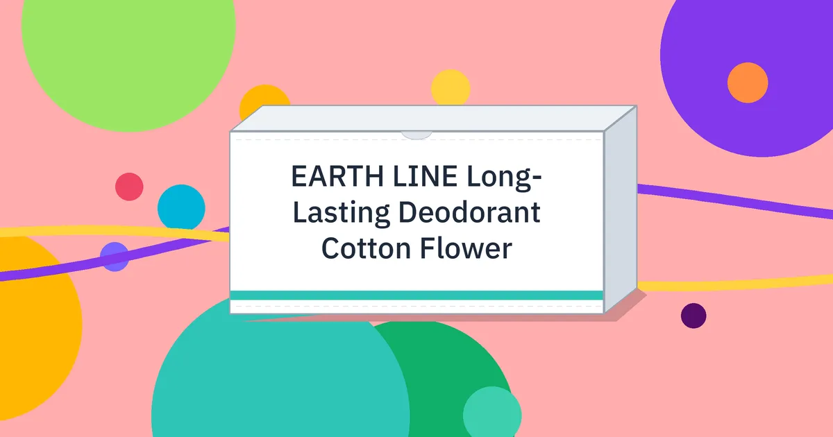 Symbolbild: Packung mit der Aufschrift EARTH LINE Long-Lasting Deodorant Cotton Flower (PZN 17871064) – Verfügbarkeit und Bezug in Apotheken in Frankfurt am Main