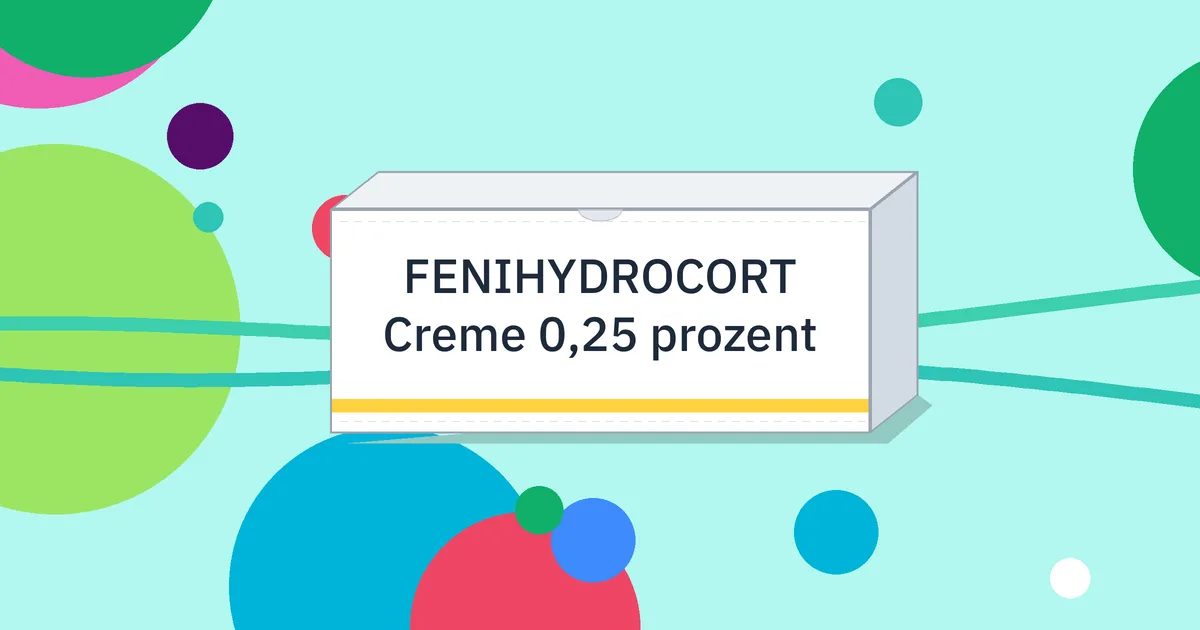 Symbolbild: Packung mit der Aufschrift FENIHYDROCORT Creme 0,25 prozent (PZN 10796997) – Verfügbarkeit und Bezug in Apotheken in Frankfurt am Main