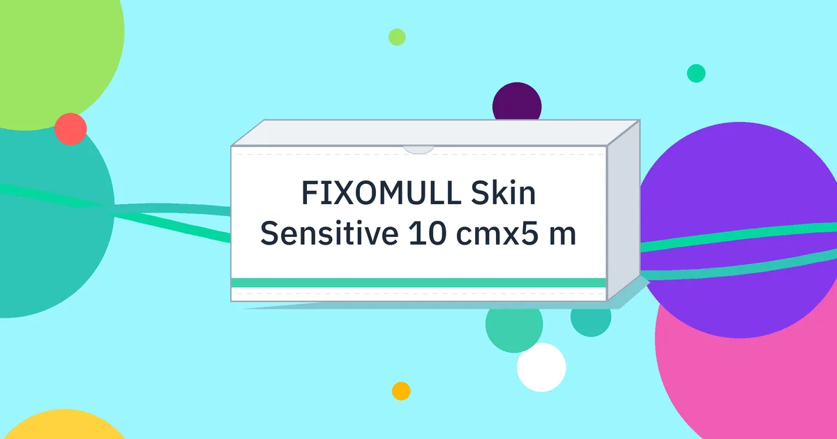 Symbolbild: Packung mit der Aufschrift FIXOMULL Skin Sensitive 10 cmx5 m (PZN 15878688) – Verfügbarkeit und Bezug in Apotheken in Frankfurt am Main