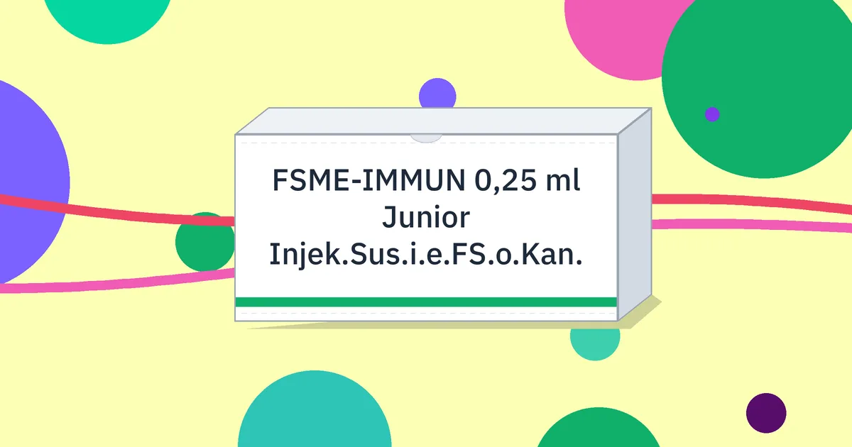 Symbolbild: Packung mit der Aufschrift FSME-IMMUN 0,25 ml Junior Injek.Sus.i.e.FS.o.Kan. (PZN 10259526) – Verfügbarkeit und Bezug in Apotheken in Frankfurt am Main