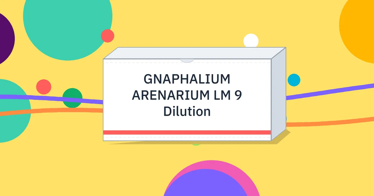 Symbolbild: Packung mit der Aufschrift GNAPHALIUM ARENARIUM LM 9 Dilution (PZN 13544629) – Verfügbarkeit und Bezug in Apotheken in Frankfurt am Main