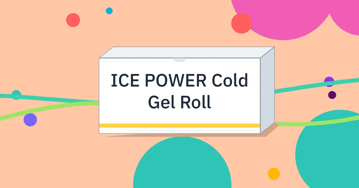 Symbolbild: Packung mit der Aufschrift ICE POWER Cold Gel Roll (PZN 12505076) – Verfügbarkeit und Bezug in Apotheken in Frankfurt am Main