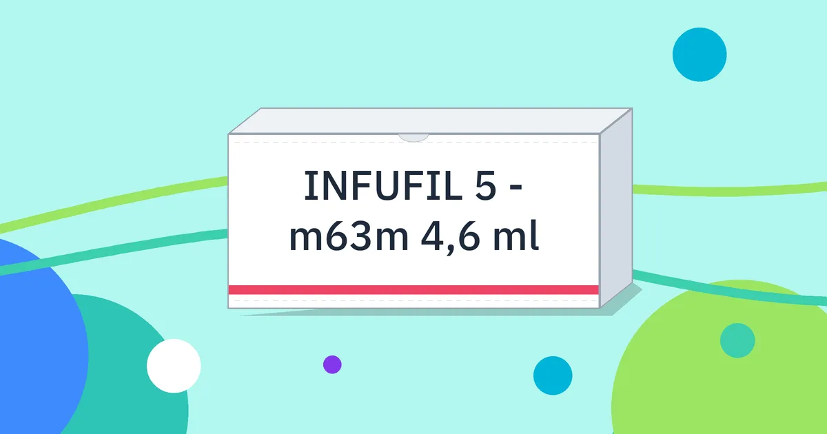 Symbolbild: Packung mit der Aufschrift INFUFIL 5 -m63m 4,6 ml (PZN 03448238) – Verfügbarkeit und Bezug in Apotheken in Frankfurt am Main