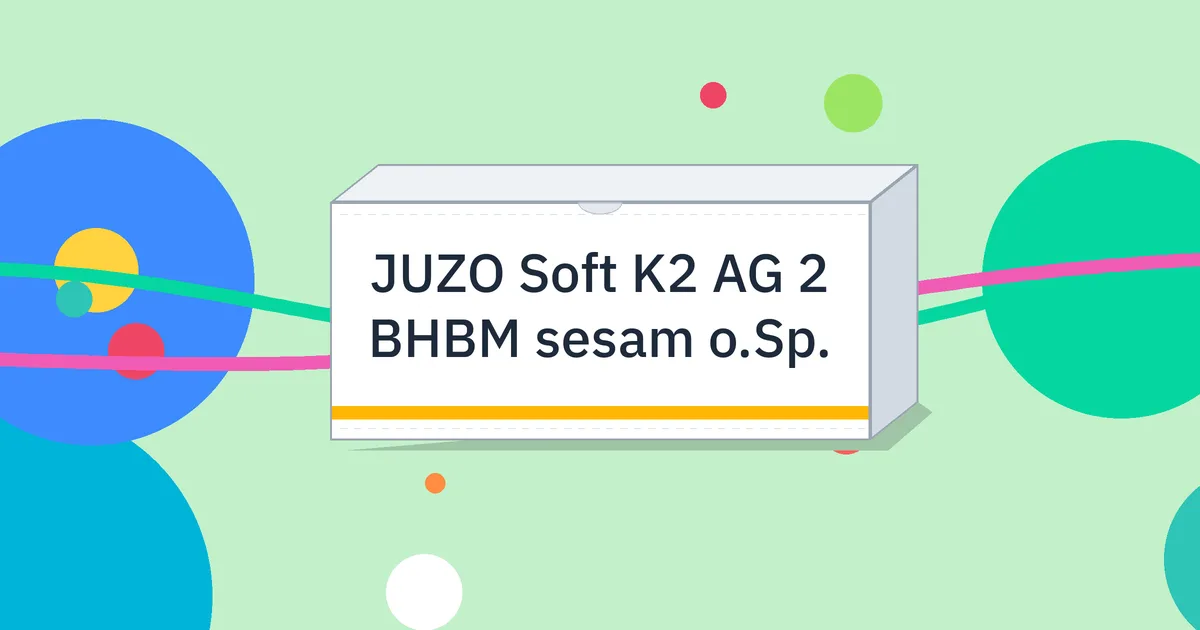Symbolbild: Packung mit der Aufschrift JUZO Soft K2 AG 2 BHBM sesam o.Sp. (PZN 14860887) – Verfügbarkeit und Bezug in Apotheken in Frankfurt am Main