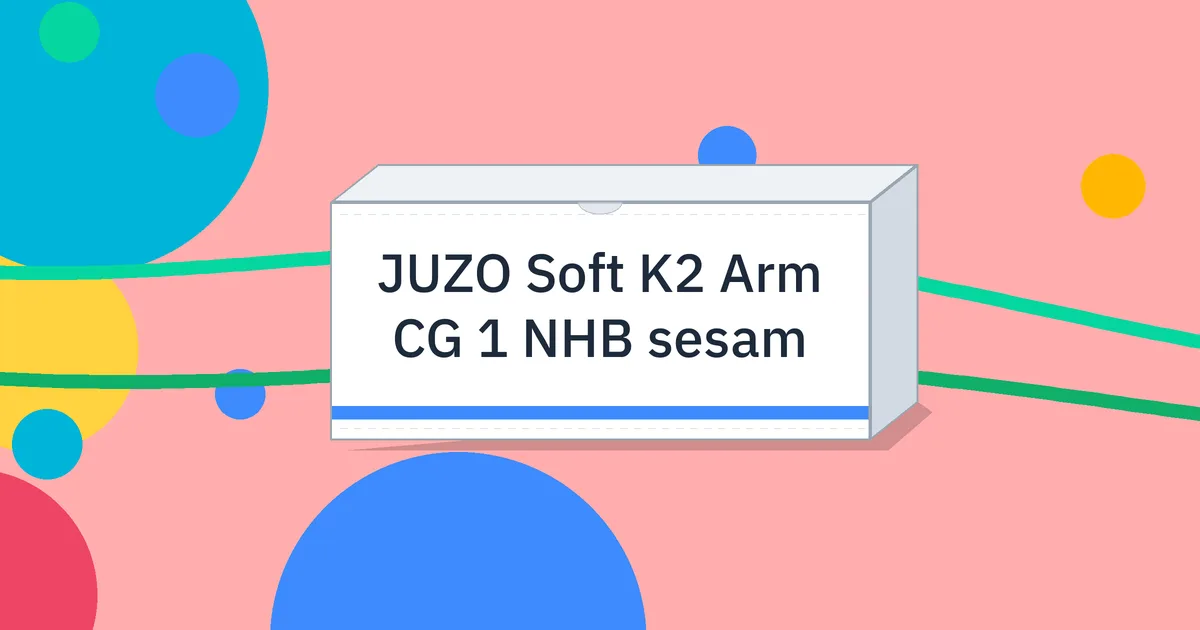 Symbolbild: Packung mit der Aufschrift JUZO Soft K2 Arm CG 1 NHB sesam (PZN 15510793) – Verfügbarkeit und Bezug in Apotheken in Frankfurt am Main