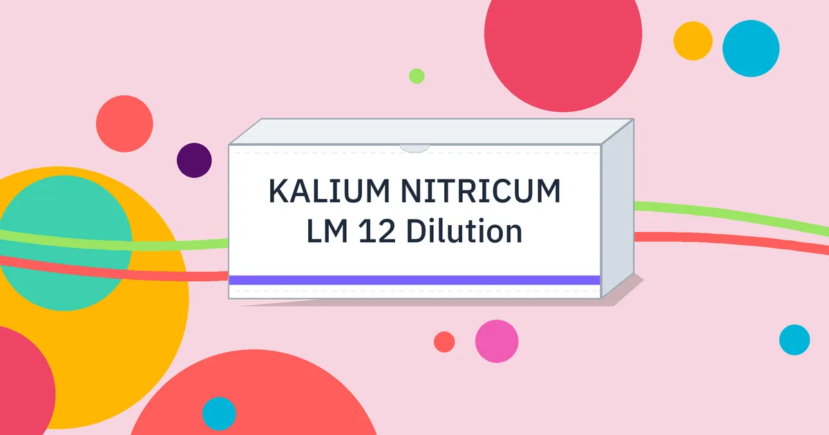 Symbolbild: Packung mit der Aufschrift KALIUM NITRICUM LM 12 Dilution (PZN 09430794) – Verfügbarkeit und Bezug in Apotheken in Frankfurt am Main