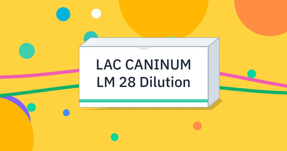 Symbolbild: Packung mit der Aufschrift LAC CANINUM LM 28 Dilution (PZN 12929095) – Verfügbarkeit und Bezug in Apotheken in Frankfurt am Main