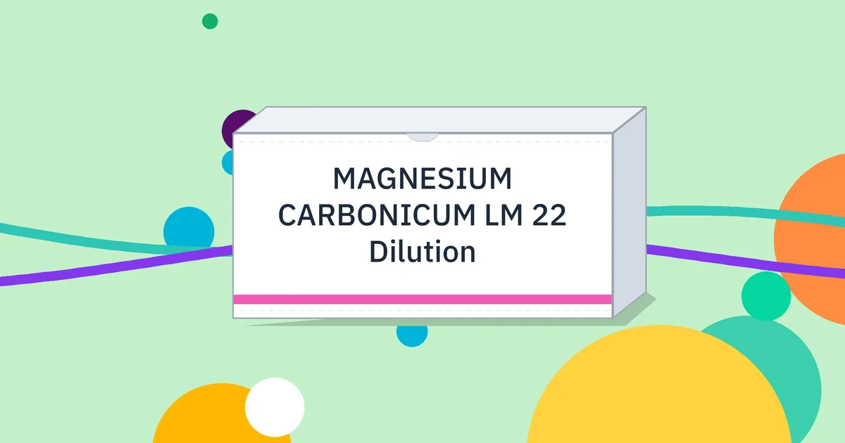 Symbolbild: Packung mit der Aufschrift MAGNESIUM CARBONICUM LM 22 Dilution (PZN 12937114) – Verfügbarkeit und Bezug in Apotheken in Frankfurt am Main