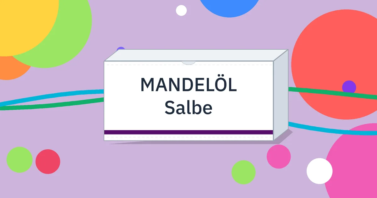 Symbolbild: Packung mit der Aufschrift MANDELÖL Salbe (PZN 18682135) – Verfügbarkeit und Bezug in Apotheken in Frankfurt am Main