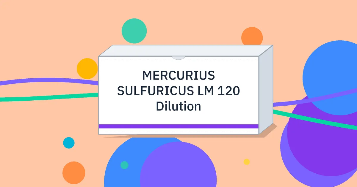 Symbolbild: Packung mit der Aufschrift MERCURIUS SULFURICUS LM 120 Dilution (PZN 12954851) – Verfügbarkeit und Bezug in Apotheken in Frankfurt am Main