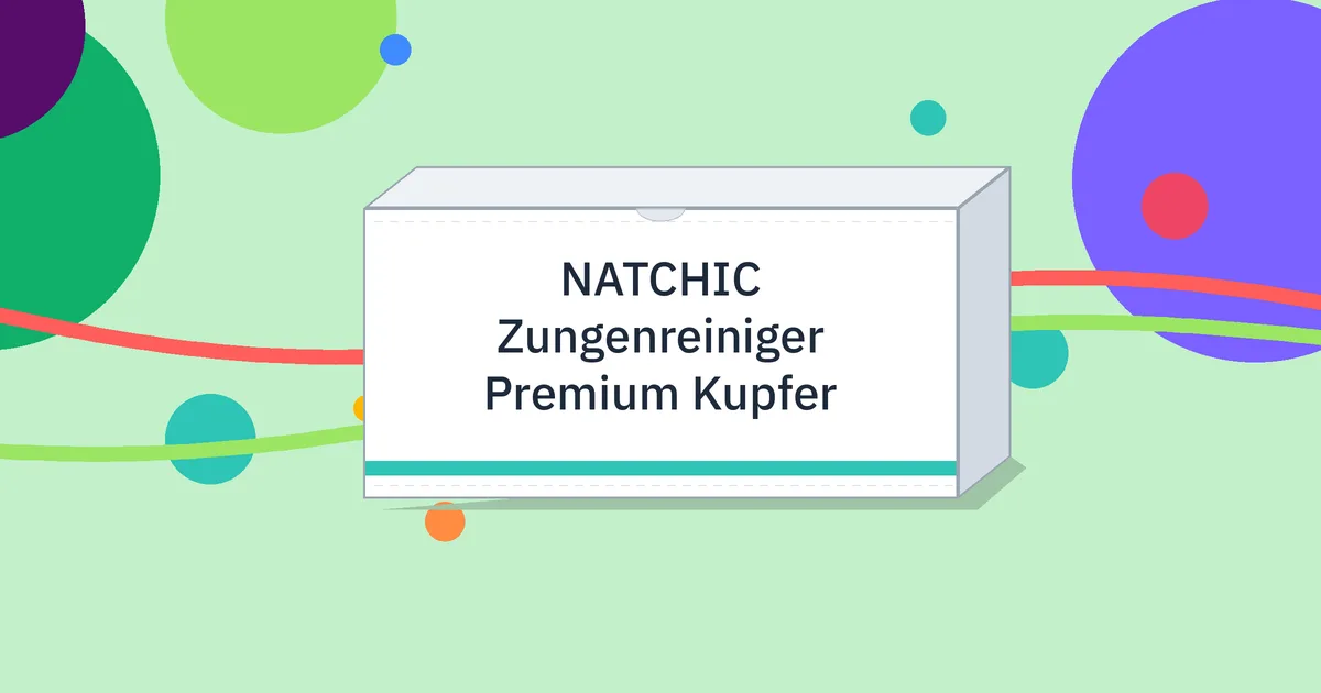 Symbolbild: Packung mit der Aufschrift NATCHIC Zungenreiniger Premium Kupfer (PZN 20206962) – Verfügbarkeit und Bezug in Apotheken in Frankfurt am Main