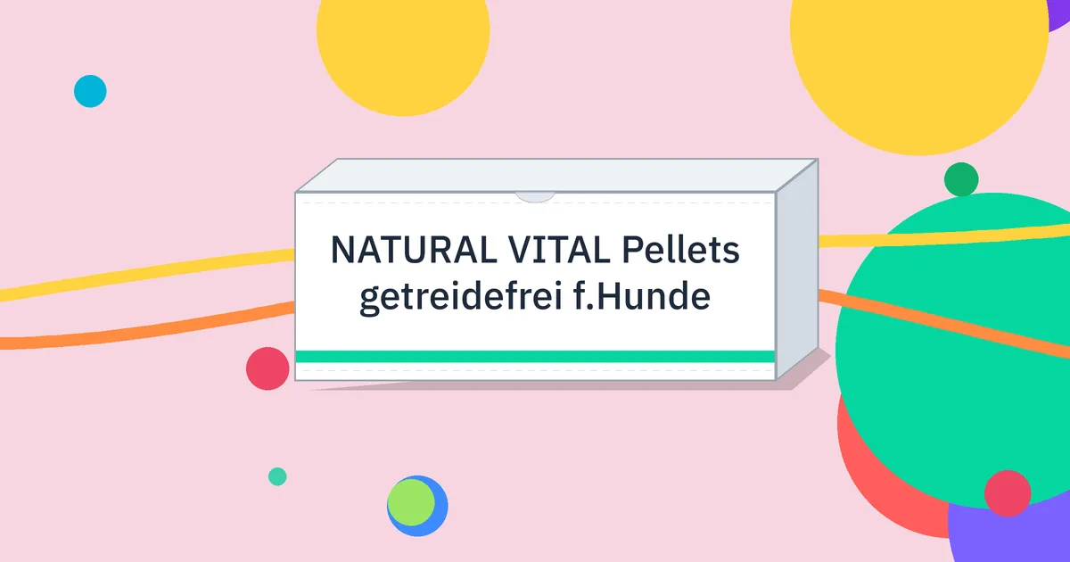 Symbolbild: Packung mit der Aufschrift NATURAL VITAL Pellets getreidefrei f.Hunde (PZN 20911525) – Verfügbarkeit und Bezug in Apotheken in Frankfurt am Main