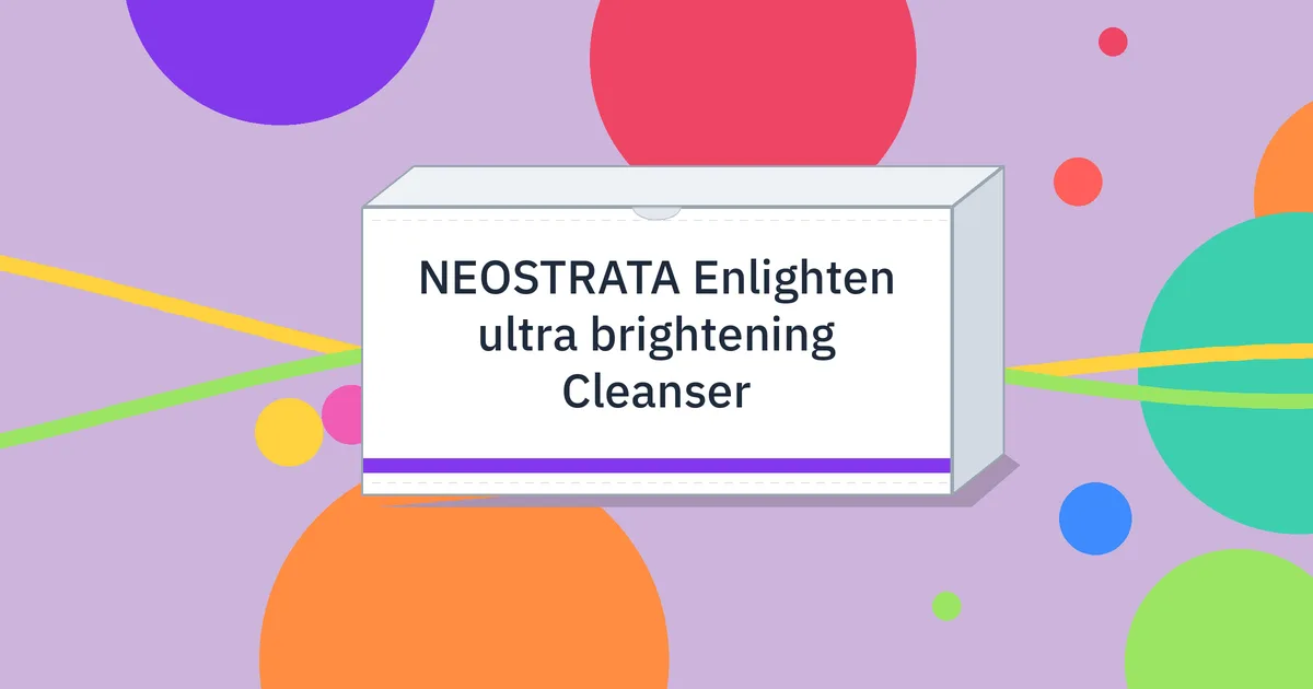 Symbolbild: Packung mit der Aufschrift NEOSTRATA Enlighten ultra brightening Cleanser (PZN 10201082) – Verfügbarkeit und Bezug in Apotheken in Frankfurt am Main