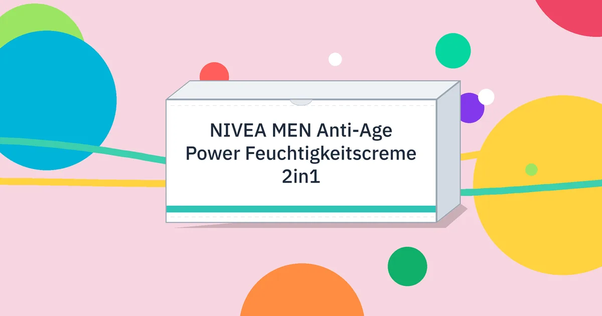Symbolbild: Packung mit der Aufschrift NIVEA MEN Anti-Age Power Feuchtigkeitscreme 2in1 (PZN 19125170) – Verfügbarkeit und Bezug in Apotheken in Frankfurt am Main