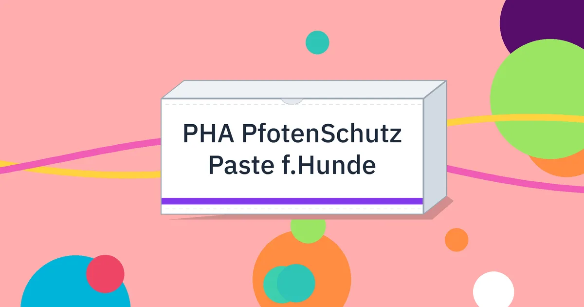 Symbolbild: Packung mit der Aufschrift PHA PfotenSchutz Paste f.Hunde (PZN 07549640) – Verfügbarkeit und Bezug in Apotheken in Frankfurt am Main