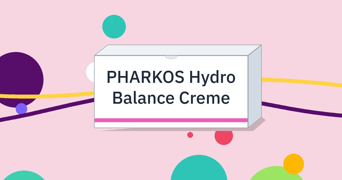 Symbolbild: Packung mit der Aufschrift PHARKOS Hydro Balance Creme (PZN 10116235) – Verfügbarkeit und Bezug in Apotheken in Frankfurt am Main