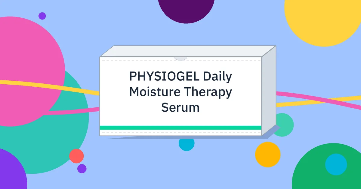 Symbolbild: Packung mit der Aufschrift PHYSIOGEL Daily Moisture Therapy Serum (PZN 20088617) – Verfügbarkeit und Bezug in Apotheken in Frankfurt am Main