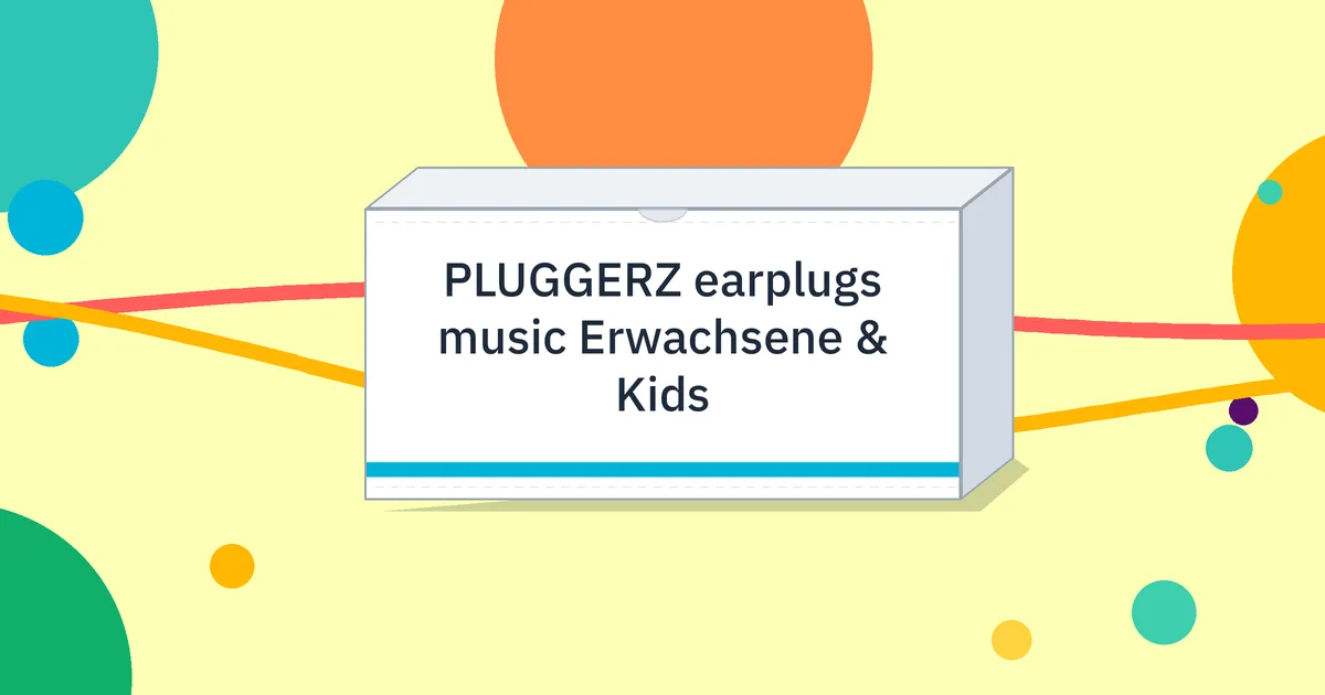 Symbolbild: Packung mit der Aufschrift PLUGGERZ earplugs music Erwachsene & Kids (PZN 16369954) – Verfügbarkeit und Bezug in Apotheken in Frankfurt am Main