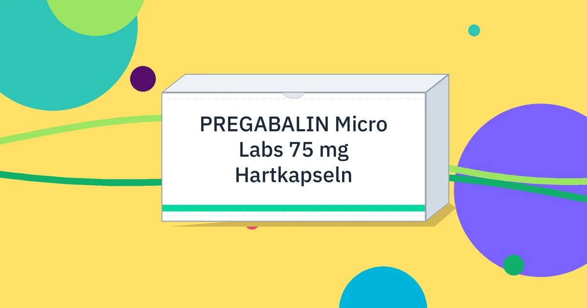 Symbolbild: Packung mit der Aufschrift PREGABALIN Micro Labs 75 mg Hartkapseln (PZN 18153626) – Verfügbarkeit und Bezug in Apotheken in Frankfurt am Main
