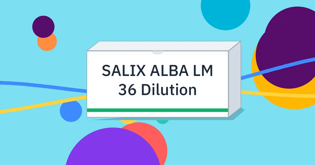 Symbolbild: Packung mit der Aufschrift SALIX ALBA LM 36 Dilution (PZN 13177869) – Verfügbarkeit und Bezug in Apotheken in Frankfurt am Main