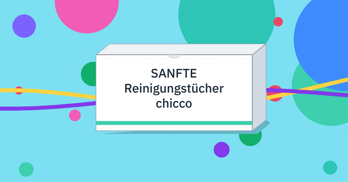 Symbolbild: Packung mit der Aufschrift SANFTE Reinigungstücher chicco (PZN 19374418) – Verfügbarkeit und Bezug in Apotheken in Frankfurt am Main