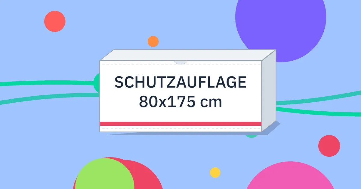 Symbolbild: Packung mit der Aufschrift SCHUTZAUFLAGE 80x175 cm (PZN 11683953) – Verfügbarkeit und Bezug in Apotheken in Frankfurt am Main