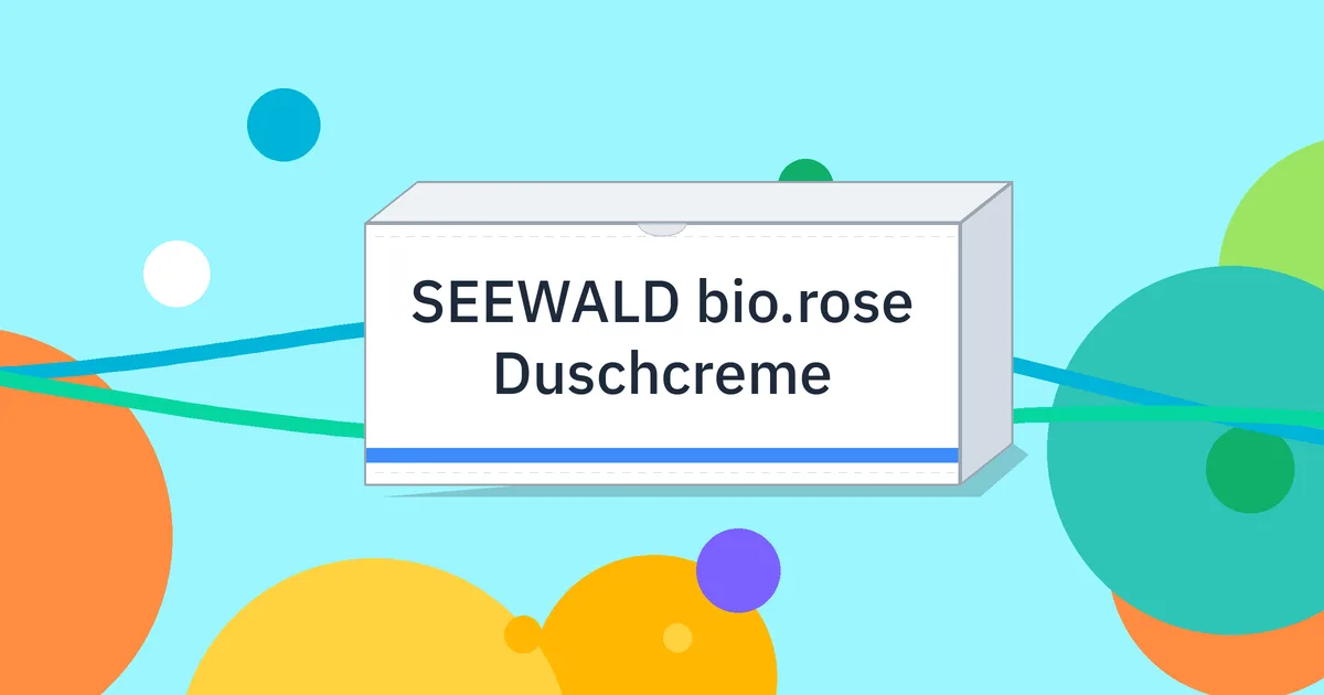 Symbolbild: Packung mit der Aufschrift SEEWALD bio.rose Duschcreme (PZN 18304769) – Verfügbarkeit und Bezug in Apotheken in Frankfurt am Main