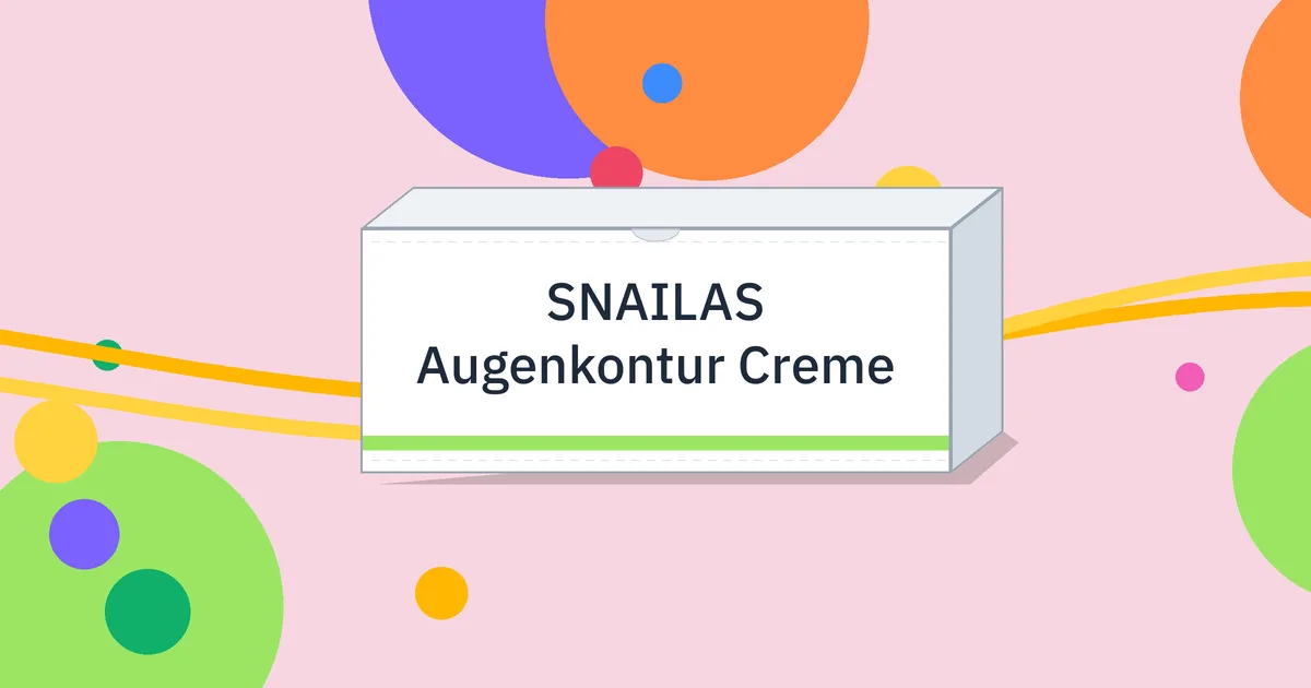 Symbolbild: Packung mit der Aufschrift SNAILAS Augenkontur Creme (PZN 18098790) – Verfügbarkeit und Bezug in Apotheken in Frankfurt am Main