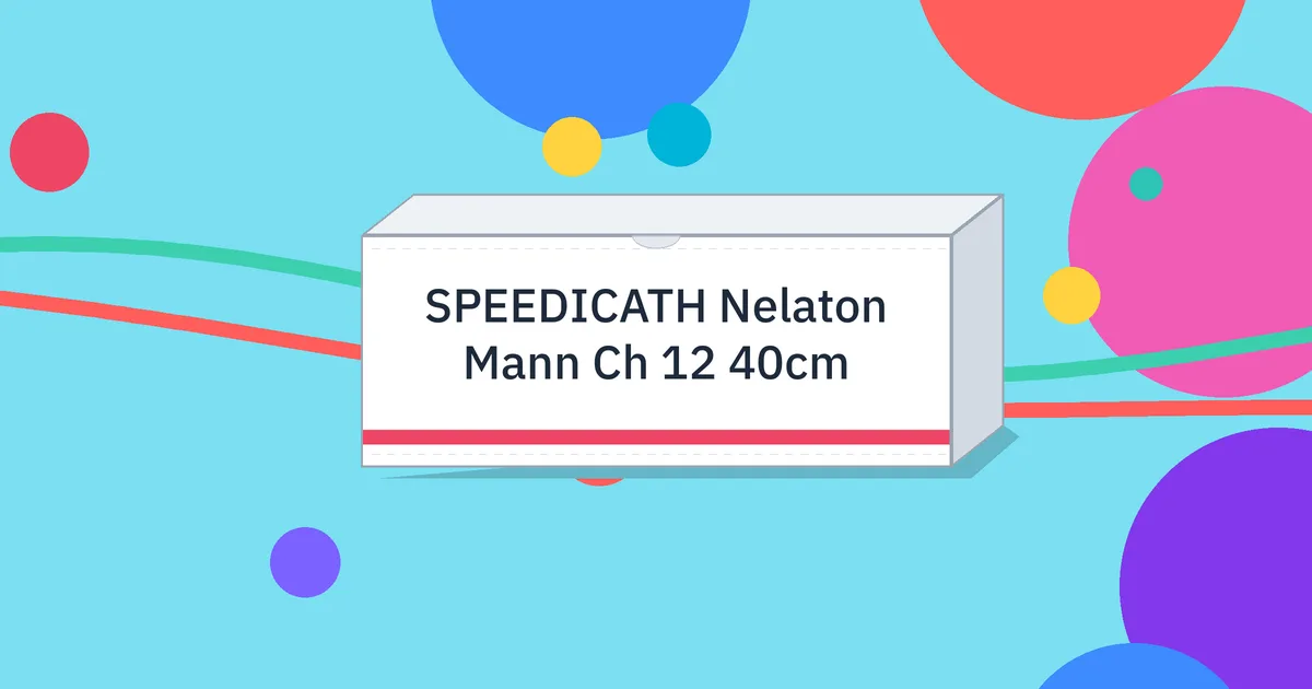 Symbolbild: Packung mit der Aufschrift SPEEDICATH Nelaton Mann Ch 12 40cm (PZN 16861129) – Verfügbarkeit und Bezug in Apotheken in Frankfurt am Main