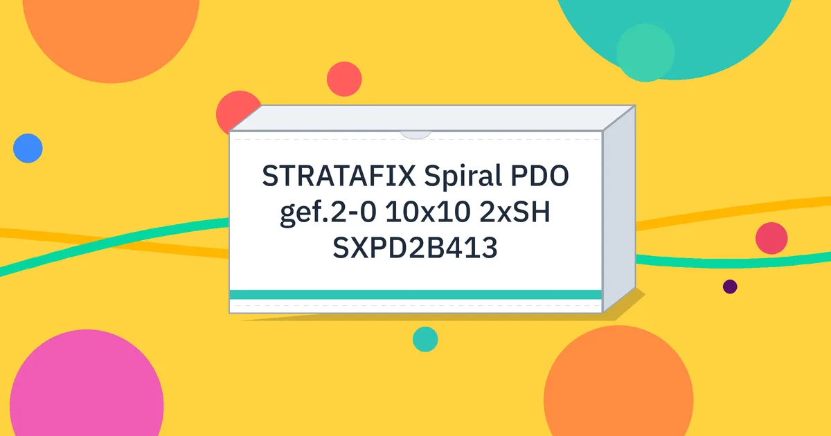Symbolbild: Packung mit der Aufschrift STRATAFIX Spiral PDO gef.2-0 10x10 2xSH SXPD2B413 (PZN 20913665) – Verfügbarkeit und Bezug in Apotheken in Frankfurt am Main