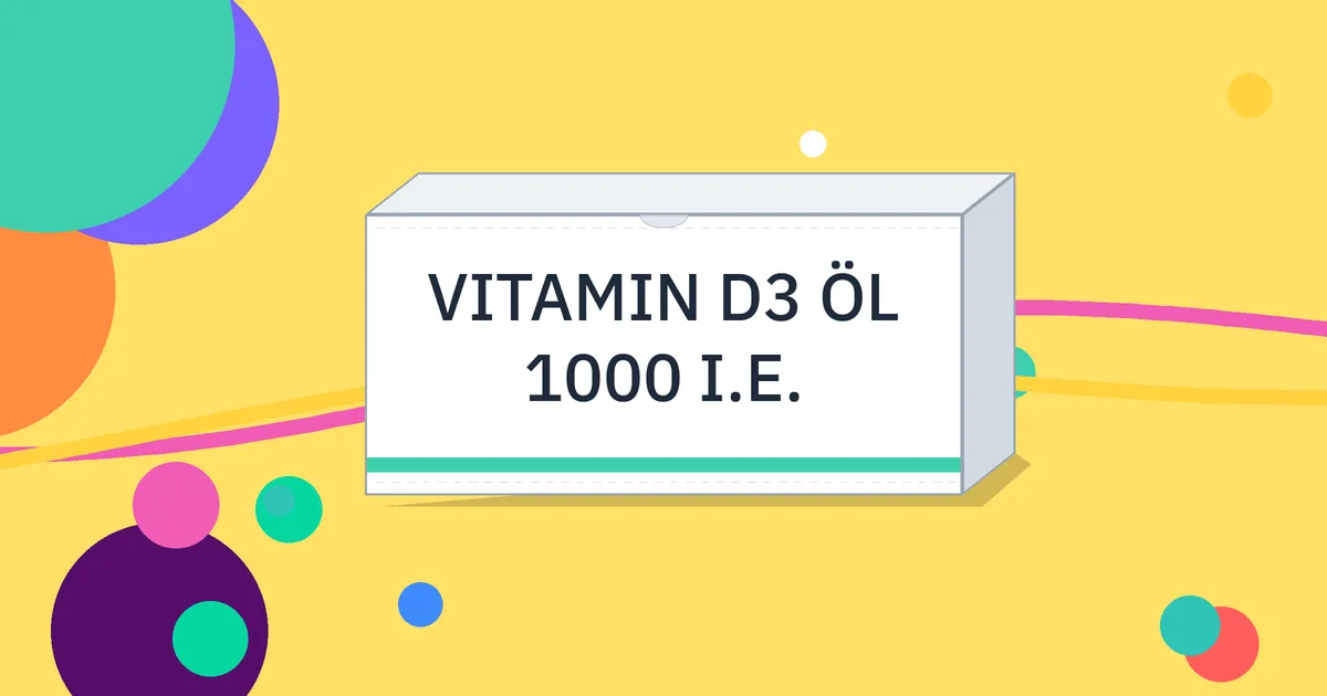 Symbolbild: Packung mit der Aufschrift VITAMIN D3 ÖL 1000 I.E. (PZN 14278348) – Verfügbarkeit und Bezug in Apotheken in Frankfurt am Main