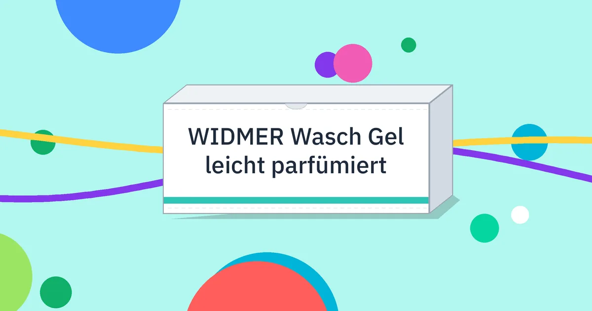 Symbolbild: Packung mit der Aufschrift WIDMER Wasch Gel leicht parfümiert (PZN 09921701) – Verfügbarkeit und Bezug in Apotheken in Frankfurt am Main