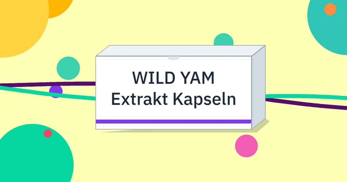 Symbolbild: Packung mit der Aufschrift WILD YAM Extrakt Kapseln (PZN 03088834) – Verfügbarkeit und Bezug in Apotheken in Frankfurt am Main