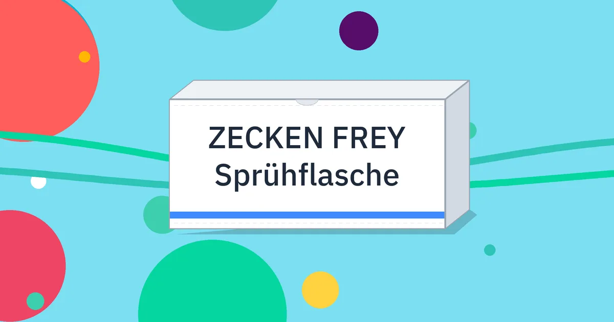 Symbolbild: Packung mit der Aufschrift ZECKEN FREY Sprühflasche (PZN 01614738) – Verfügbarkeit und Bezug in Apotheken in Frankfurt am Main