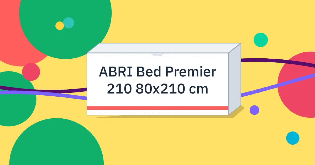 Symbolbild: Packung mit der Aufschrift ABRI Bed Premier 210 80x210 cm (PZN 06957087) – Verfügbarkeit und Bezug in Apotheken in Frankfurt am Main