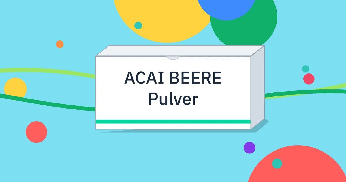 Symbolbild: Packung mit der Aufschrift ACAI BEERE Pulver (PZN 13981896) – Verfügbarkeit und Bezug in Apotheken in Frankfurt am Main