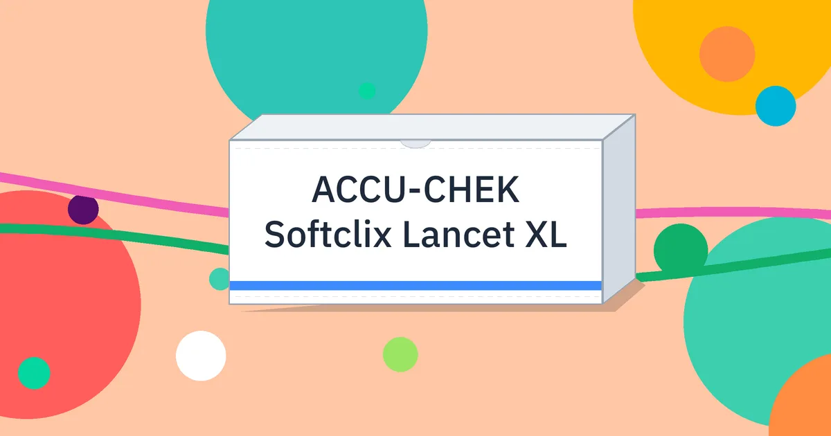 Symbolbild: Packung mit der Aufschrift ACCU-CHEK Softclix Lancet XL (PZN 01514304) – Verfügbarkeit und Bezug in Apotheken in Frankfurt am Main