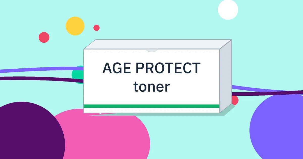 Symbolbild: Packung mit der Aufschrift AGE PROTECT toner (PZN 10271639) – Verfügbarkeit und Bezug in Apotheken in Frankfurt am Main