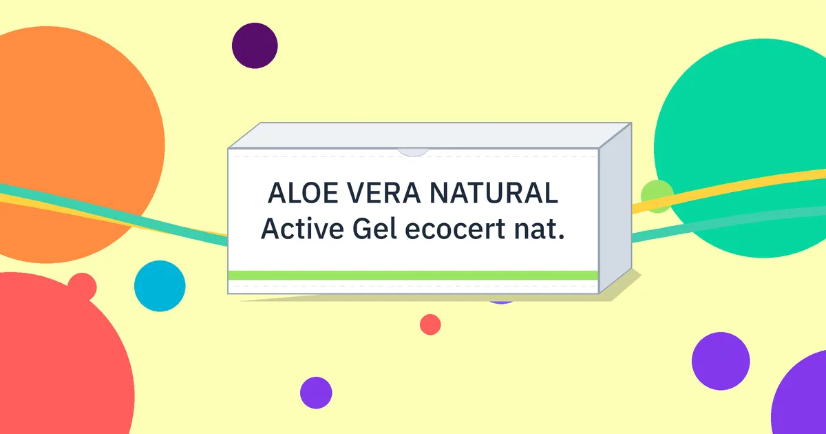 Symbolbild: Packung mit der Aufschrift ALOE VERA NATURAL Active Gel ecocert nat. (PZN 13349922) – Verfügbarkeit und Bezug in Apotheken in Frankfurt am Main