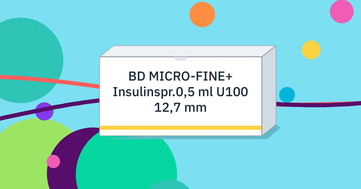 Symbolbild: Packung mit der Aufschrift BD MICRO-FINE+ Insulinspr.0,5 ml U100 12,7 mm (PZN 10030485) – Verfügbarkeit und Bezug in Apotheken in Frankfurt am Main