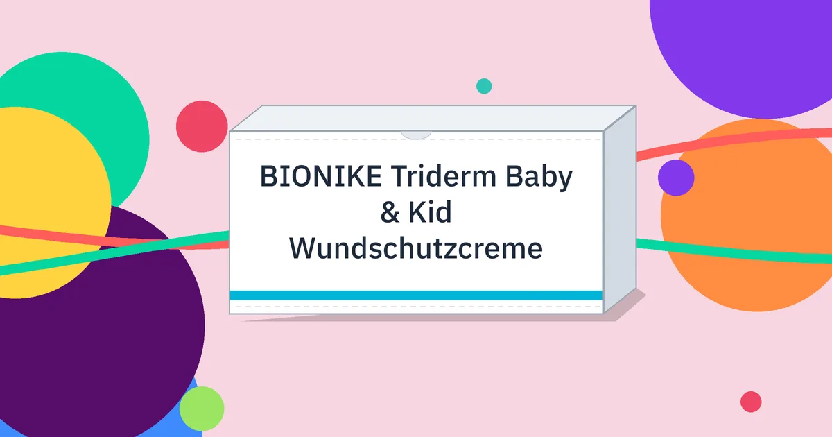 Symbolbild: Packung mit der Aufschrift BIONIKE Triderm Baby & Kid Wundschutzcreme (PZN 12534698) – Verfügbarkeit und Bezug in Apotheken in Frankfurt am Main