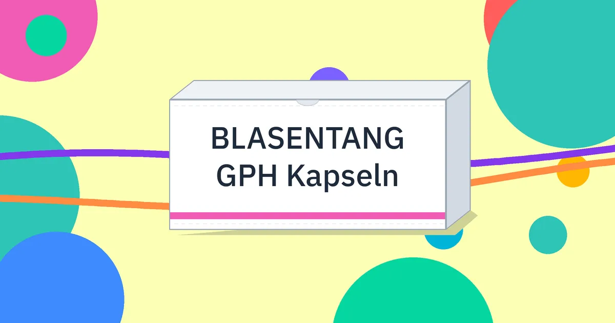 Symbolbild: Packung mit der Aufschrift BLASENTANG GPH Kapseln (PZN 07351139) – Verfügbarkeit und Bezug in Apotheken in Frankfurt am Main