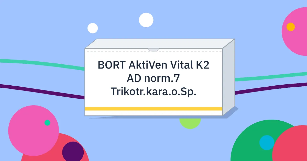 Symbolbild: Packung mit der Aufschrift BORT AktiVen Vital K2 AD norm.7 Trikotr.kara.o.Sp. (PZN 12549292) – Verfügbarkeit und Bezug in Apotheken in Frankfurt am Main