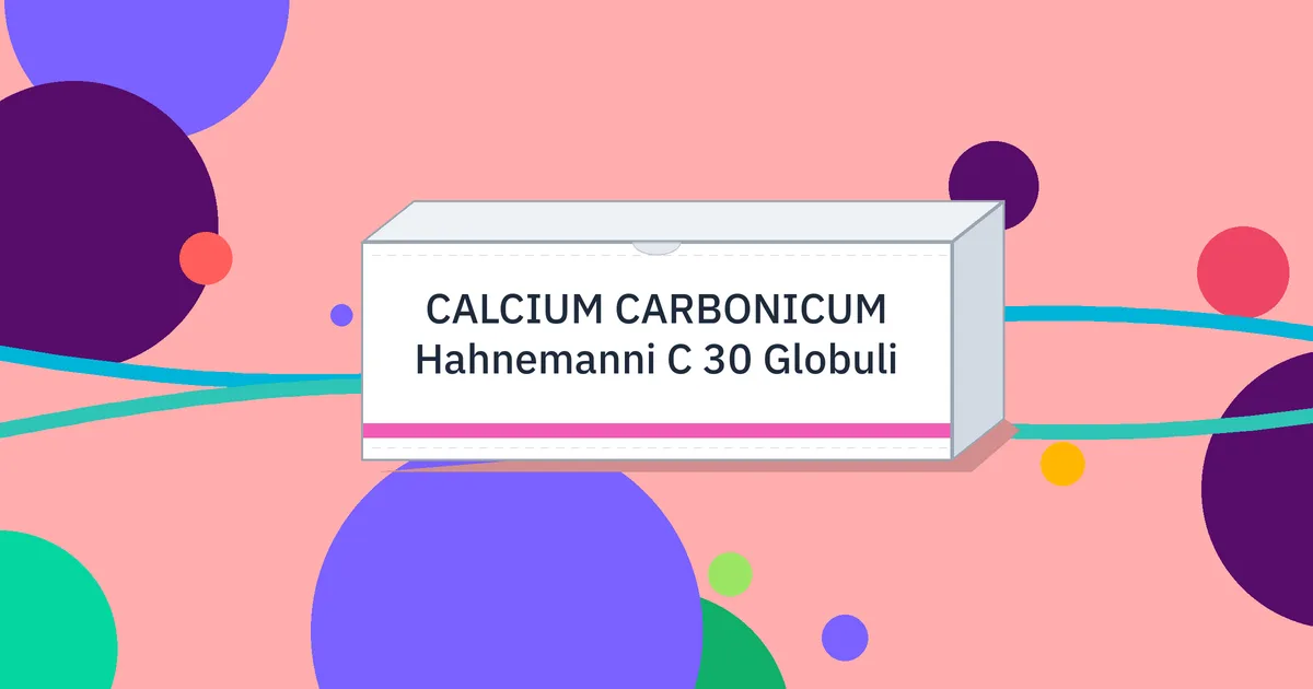 Symbolbild: Packung mit der Aufschrift CALCIUM CARBONICUM Hahnemanni C 30 Globuli (PZN 02890624) – Verfügbarkeit und Bezug in Apotheken in Frankfurt am Main