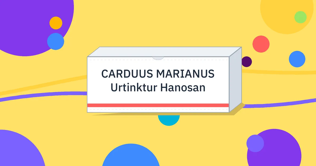 Symbolbild: Packung mit der Aufschrift CARDUUS MARIANUS Urtinktur Hanosan (PZN 07431217) – Verfügbarkeit und Bezug in Apotheken in Frankfurt am Main