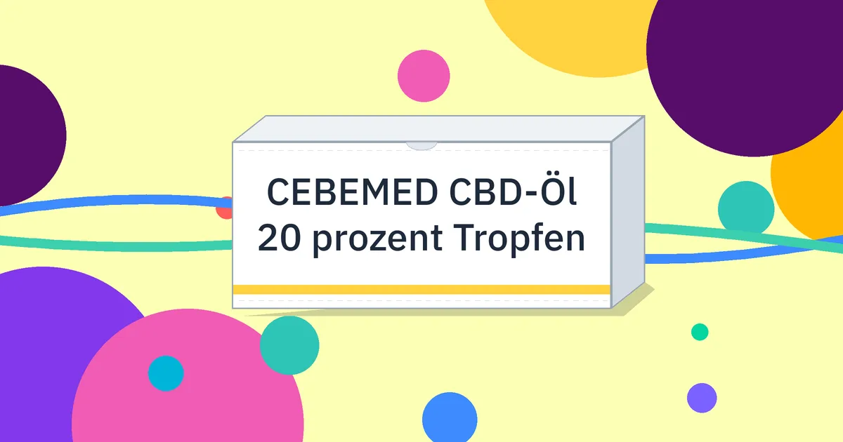 Symbolbild: Packung mit der Aufschrift CEBEMED CBD-Öl 20 prozent Tropfen (PZN 17371870) – Verfügbarkeit und Bezug in Apotheken in Frankfurt am Main