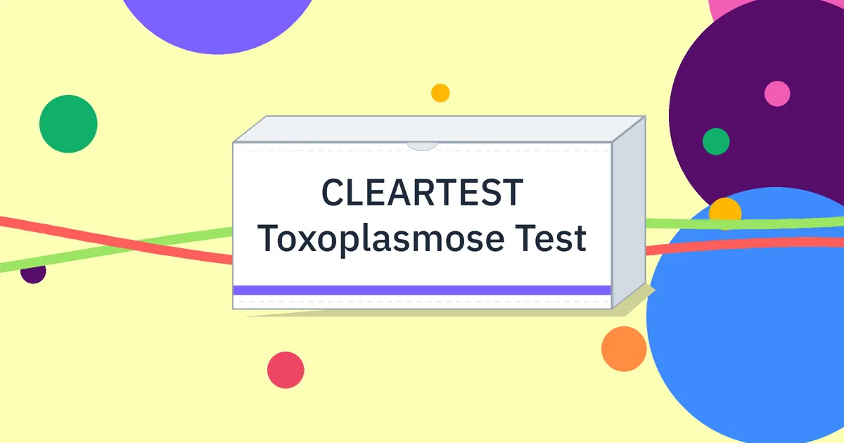 Symbolbild: Packung mit der Aufschrift CLEARTEST Toxoplasmose Test (PZN 14057104) – Verfügbarkeit und Bezug in Apotheken in Frankfurt am Main
