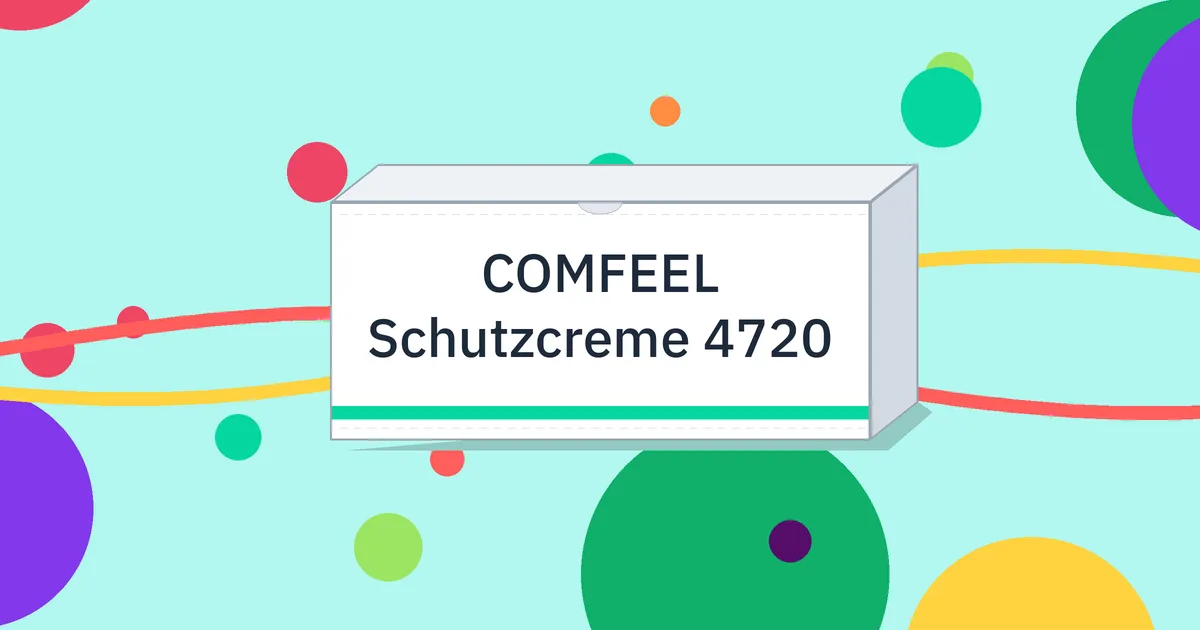 Symbolbild: Packung mit der Aufschrift COMFEEL Schutzcreme 4720 (PZN 05397835) – Verfügbarkeit und Bezug in Apotheken in Frankfurt am Main